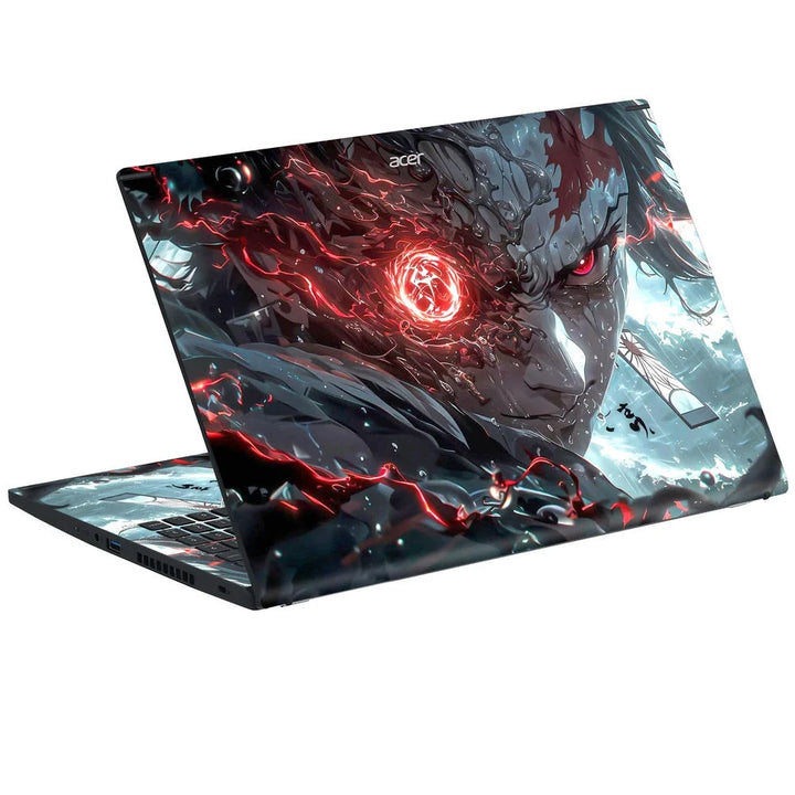 Red Demon 3D Embossed Laptop Skin | Buy Online Now – SkinsLegend