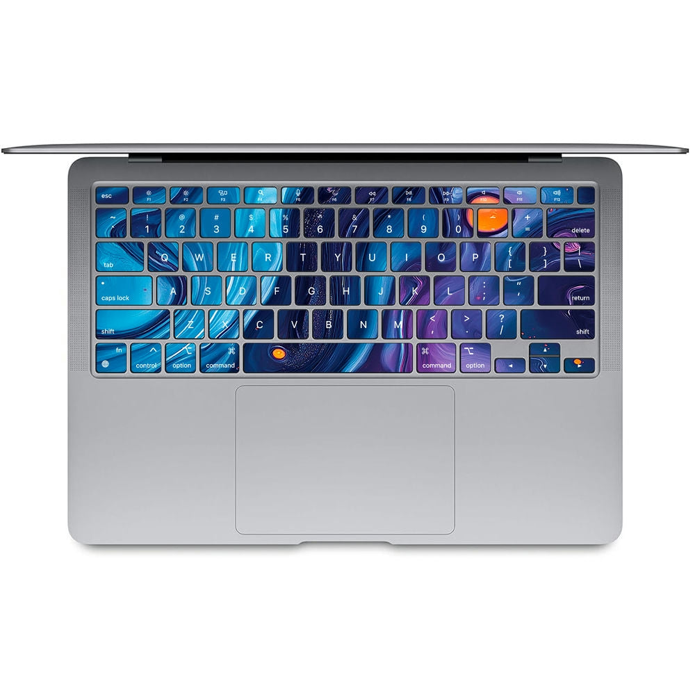 Colorful Liquid Key Skin Decals for MacBook, Laptops & Notebooks ...