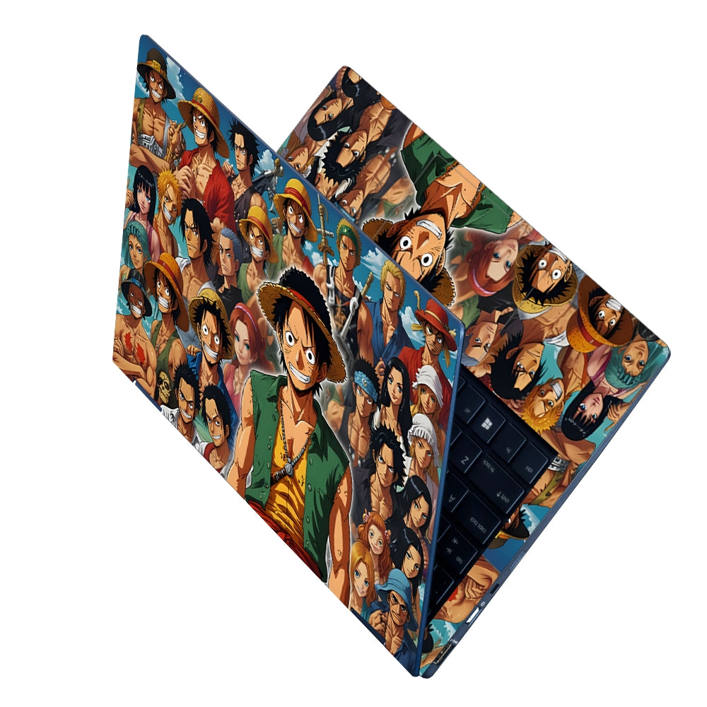 Shop Anime One Piece Dynamic Collage DS13 Laptop Skin | Buy Online Now ...