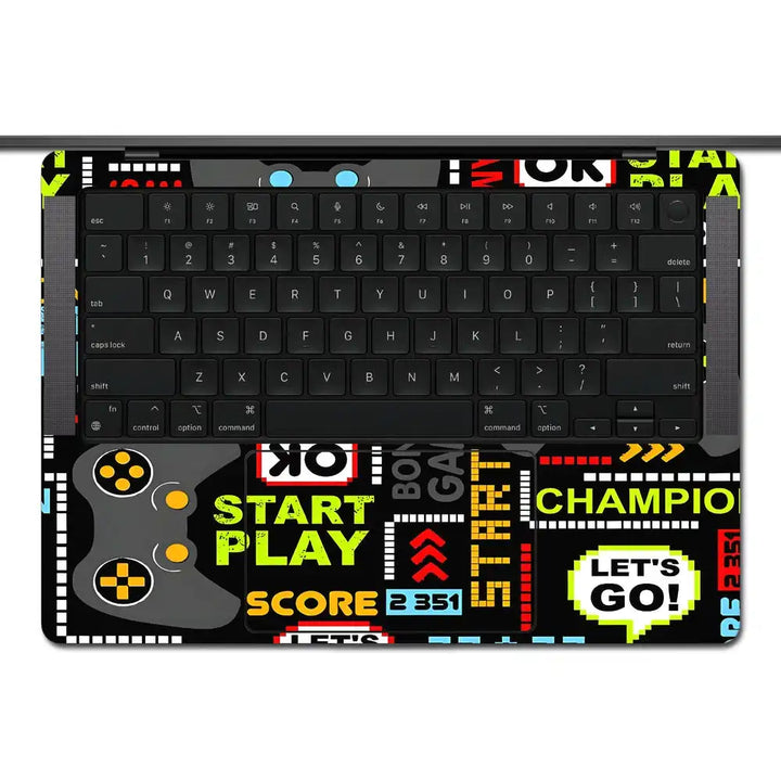 Retro Gaming Fun Laptop Skin for MacBook | Buy Online Now – SkinsLegend