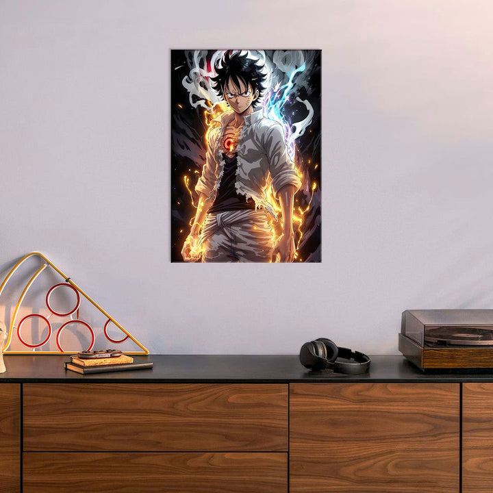 High-Quality Metal Posters - One Piece Monkey D Luffy OP11 | Vibrant ...