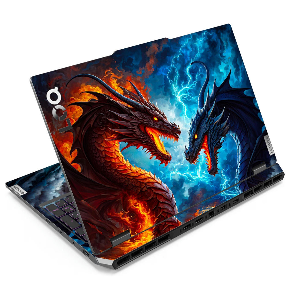 Shop Dragon Fire and Ice Laptop Skin for Lenovo LOQ | Buy Online Now ...