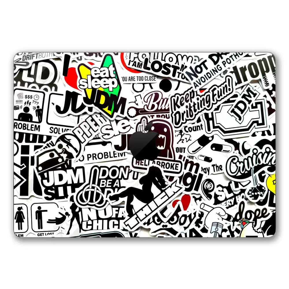 JDM Sticker Bomb Style Laptop Skin for MacBook | Buy Online Now ...