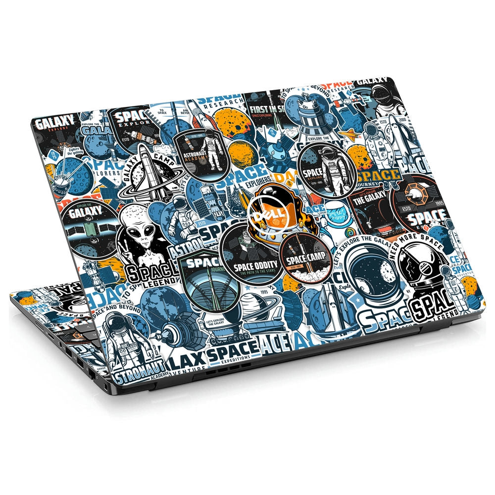 Shop Space Sticker Bomb Laptop Skin for Dell | Buy Online Now – SkinsLegend