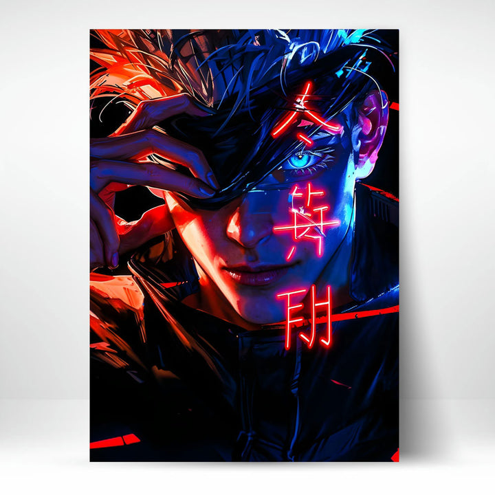 High-Quality Metal Posters - Anime Satoru Gojo SG06 | Vibrant Colors ...