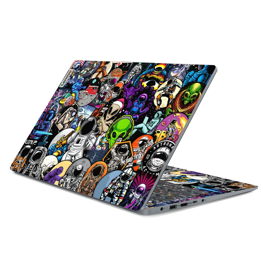 Shop Astronaut Sticker Bomb Laptop Skin for Lenovo | Buy Online Now ...