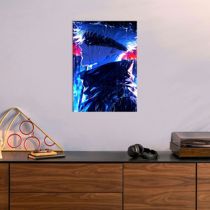 High-Quality Metal Posters - Anime Satoru Gojo SG04 | Vibrant Colors ...
