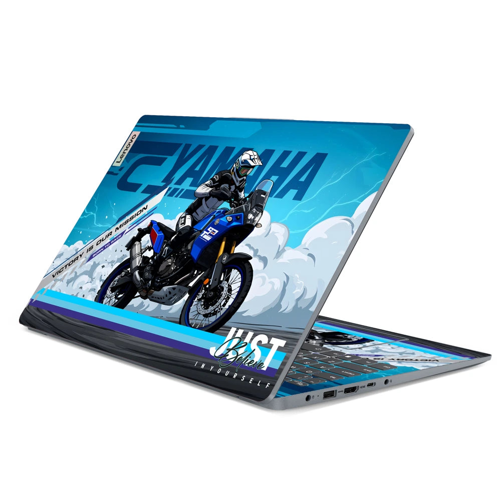 Yamaha R1 Blue White Supersport Laptop Skin | 3D Embossed 3M Vinyl ...