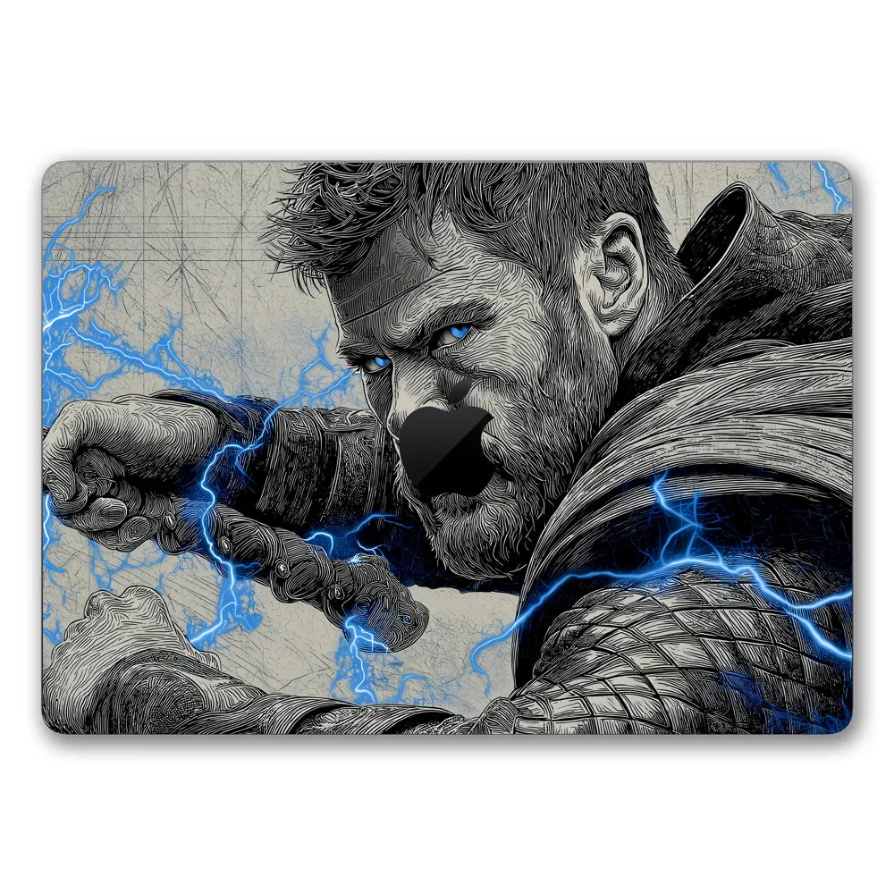 Thor Ragnarok Battle Axe Warrior Laptop Skin for MacBook | Buy Online ...
