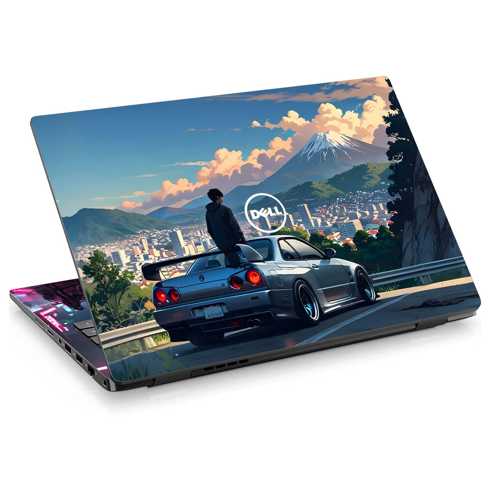 Shop Skyline Racer Vibes Laptop Skin for Dell | Buy Online Now ...