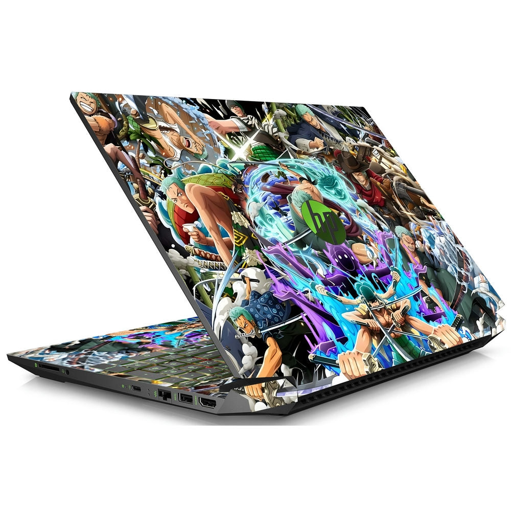 Shop Roronoa Zoro Collage Laptop Skin for HP | Buy Online Now – SkinsLegend