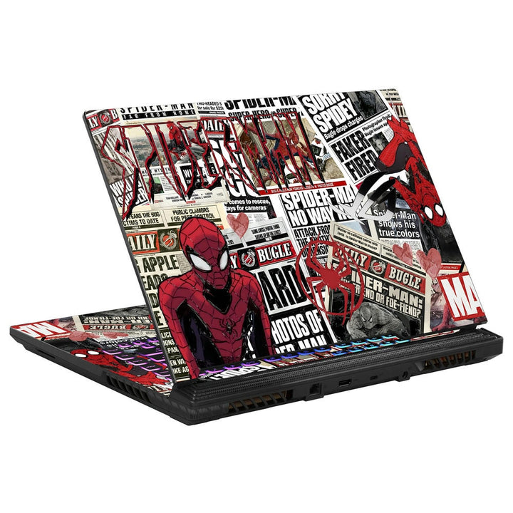 Spiderman Comic Collage 3D Embossed Laptop Skin | Buy Online Now ...
