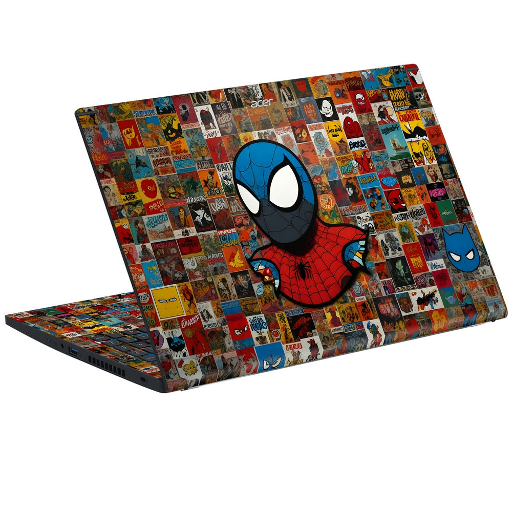 Shop Spiderman Collage Laptop Skin for Acer | Buy Online Now – SkinsLegend