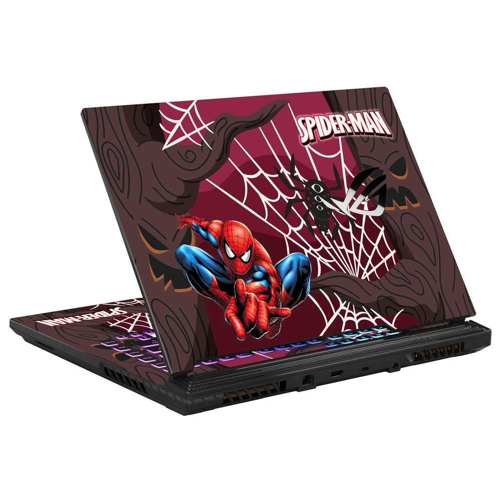 Shop Spiderman Hanging on Web Laptop Skin for Asus | Buy Online Now ...
