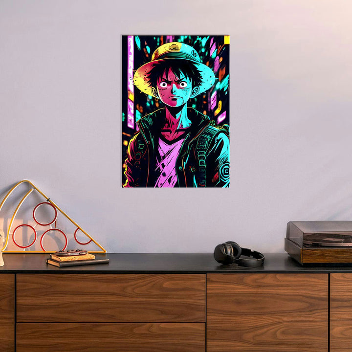 High-Quality Metal Posters - One Piece Monkey D Luffy OP01 | Vibrant ...