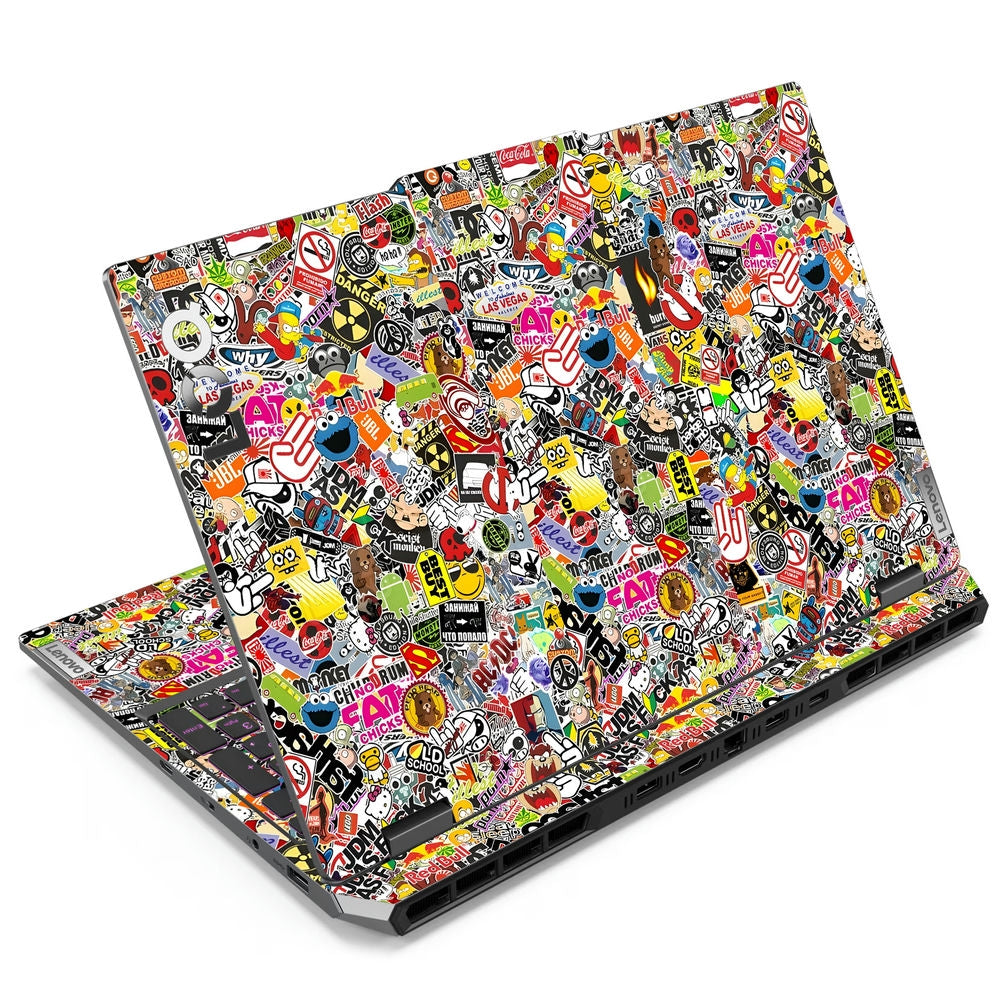 Shop Hand Sticker Bomb Laptop Skin for Lenovo LOQ | Buy Online Now ...