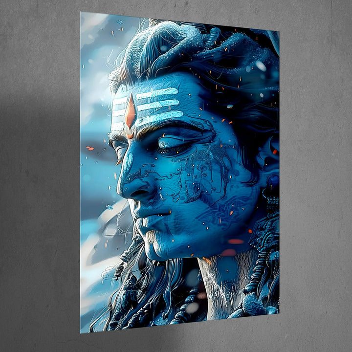 High-Quality Metal Posters - Lord Shiva LS01 | Vibrant Colors & Sharp ...