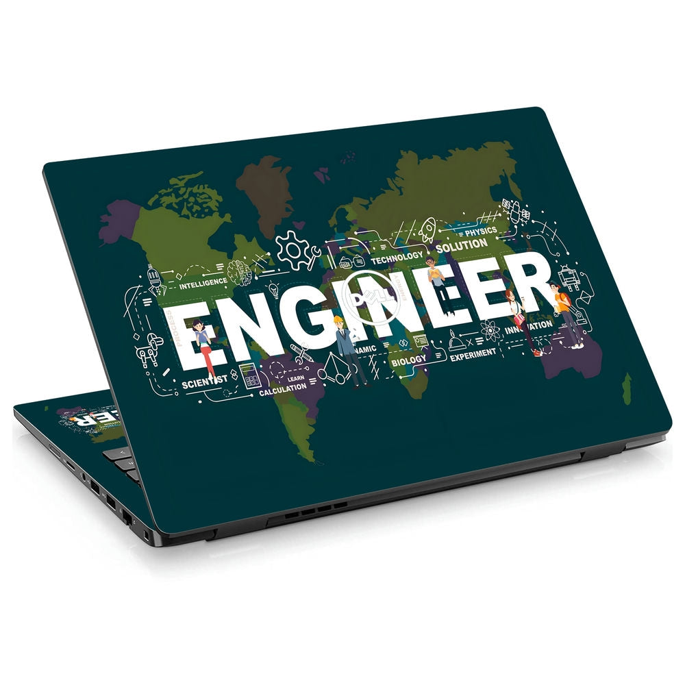 Shop Engineer World Map Laptop Skin for Dell | Buy Online Now – SkinsLegend