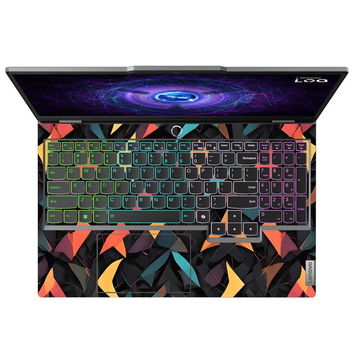 Shop Geometric Vibrant Shapes Pattern Laptop Skin for Lenovo LOQ | Buy ...