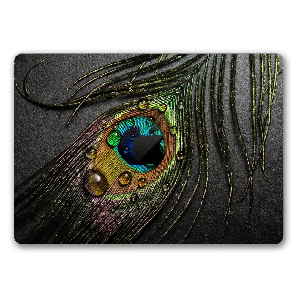 Peacock Feather Art Laptop Skin for MacBook | Buy Online Now – SkinsLegend