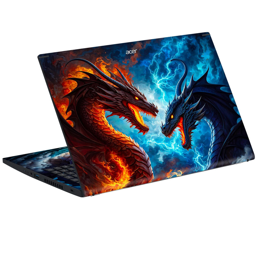 Shop Dragon Fire and Ice Laptop Skin for Acer | Buy Online Now ...