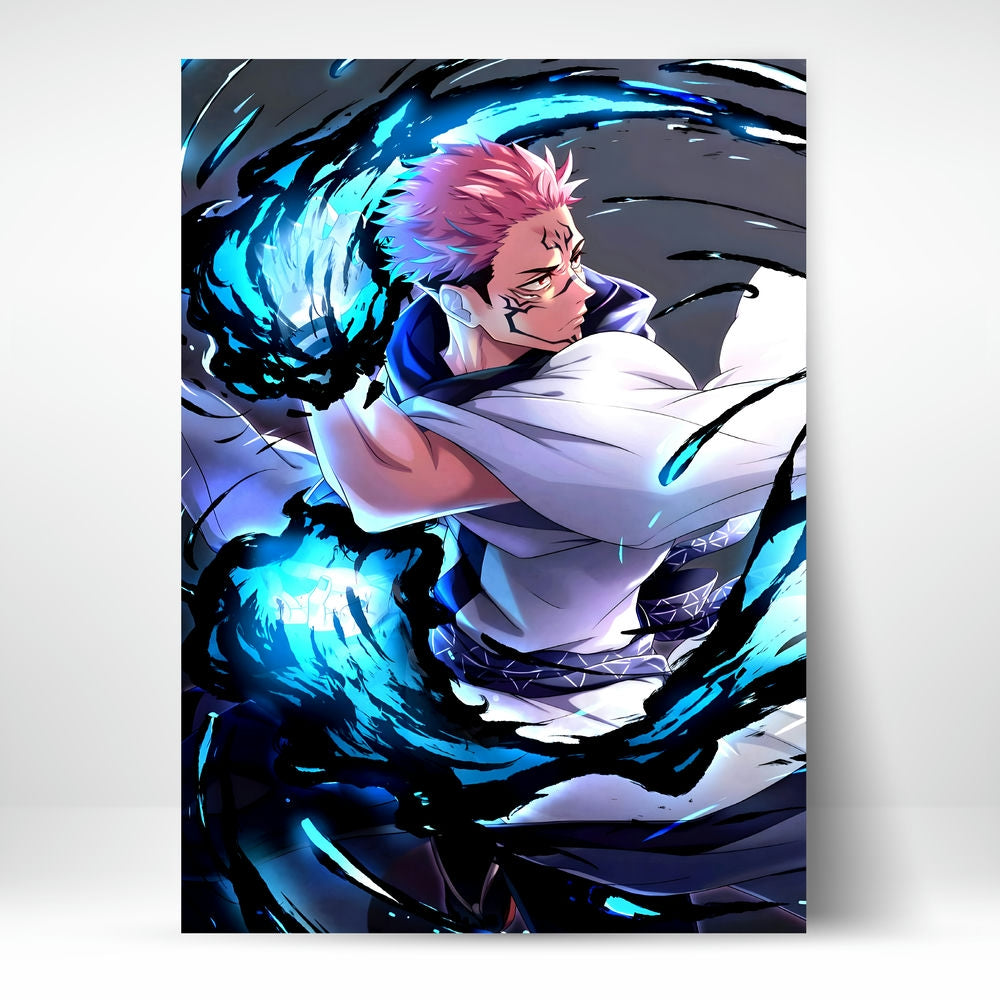 High-Quality Metal Posters - Anime Sukuna SK12 | Vibrant Colors & Sharp ...