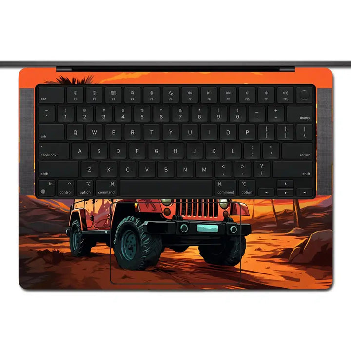 Desert Offroad Jeep Laptop Skin for MacBook | Buy Online Now – SkinsLegend