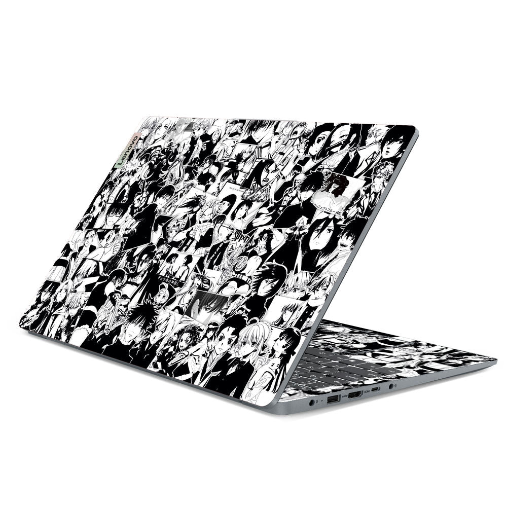 Shop Anime Sticker Bomb BW DS2 Laptop Skin for Lenovo | Buy Online Now ...
