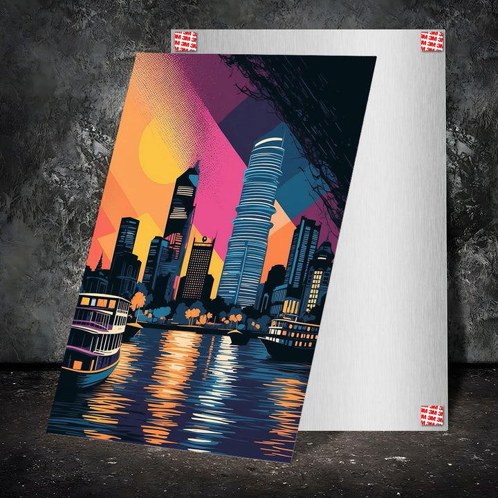 High-Quality Metal Posters - City Art | Vibrant Colors & Sharp Details ...