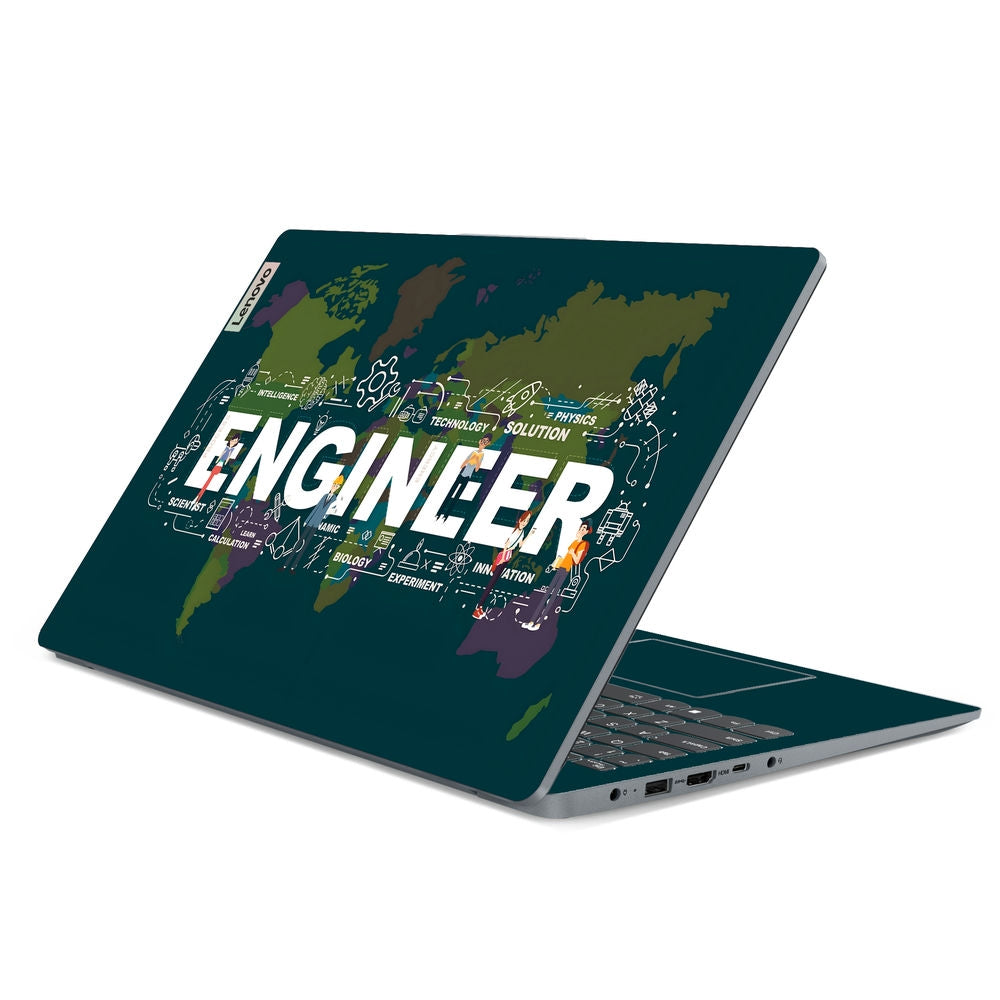 Shop Engineer World Map Laptop Skin for Lenovo | Buy Online Now ...