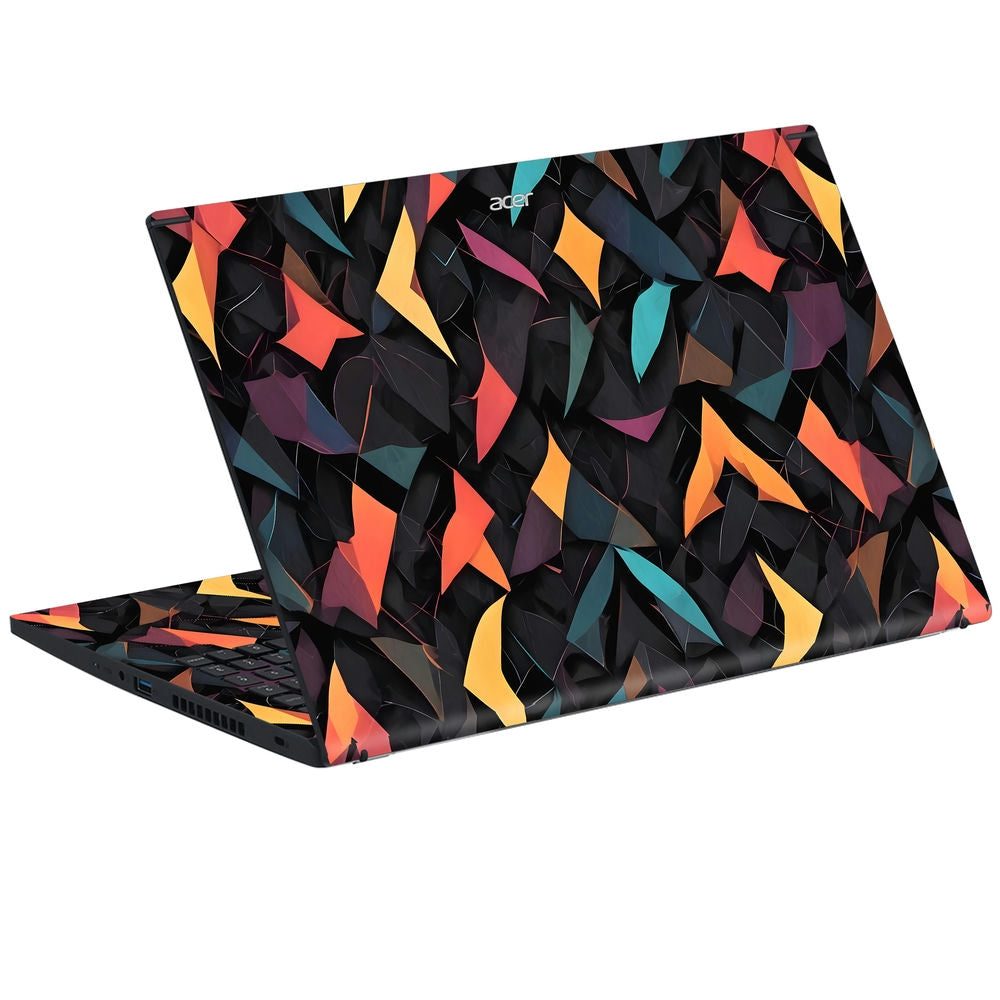 Shop Geometric Vibrant Shapes Pattern Laptop Skin for Acer | Buy Online ...