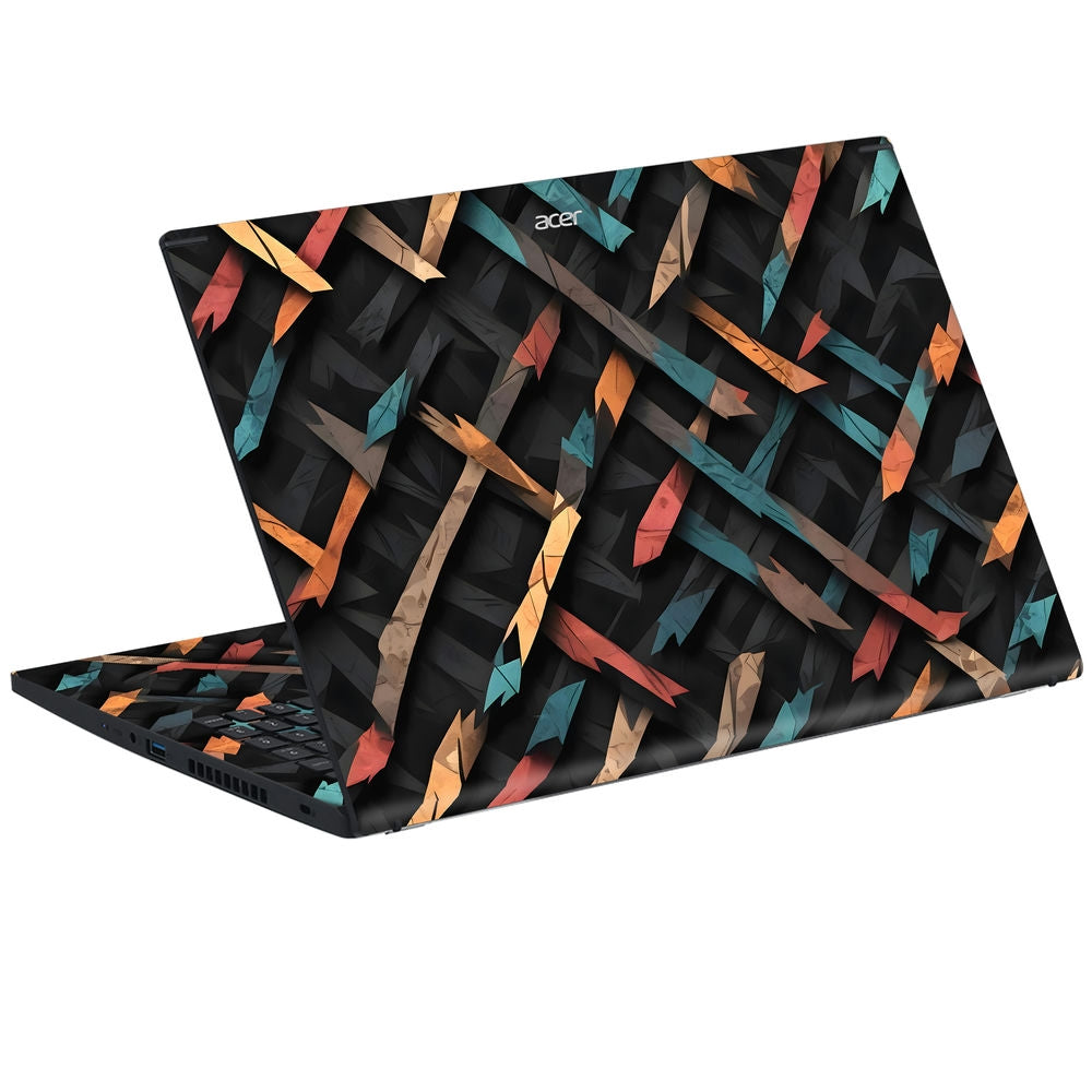 Shop Dark Woven Abstract Laptop Skin for Acer | Buy Online Now ...