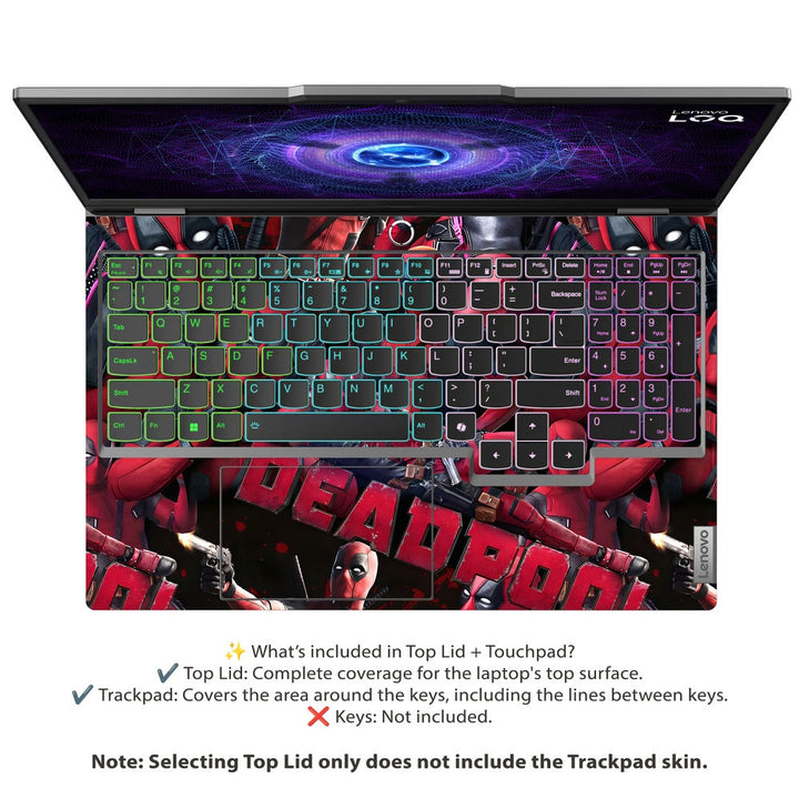 Shop Deadpool Multiverse Madness Laptop Skin for Lenovo LOQ | Buy ...