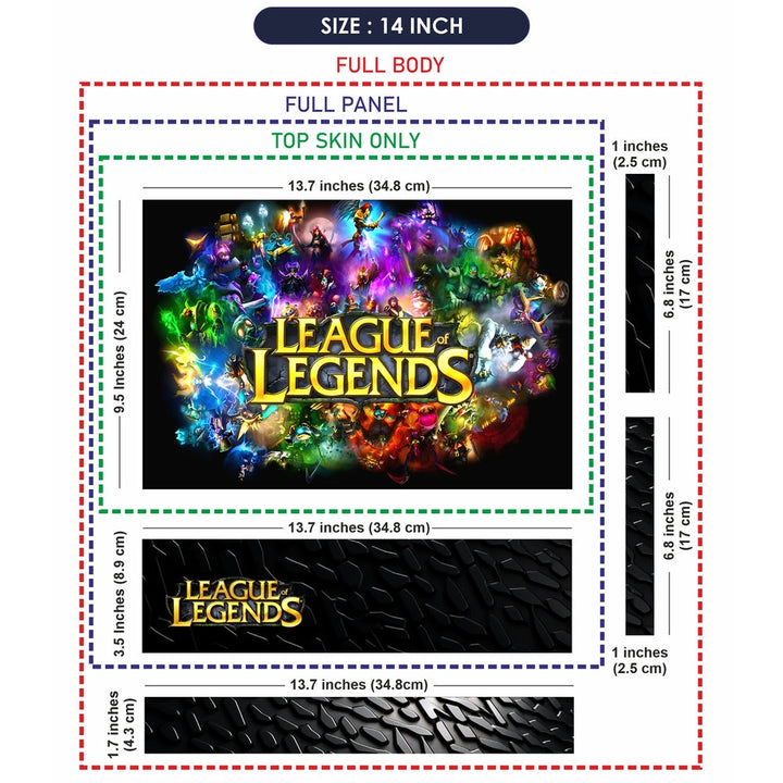 Shop League of Legends Color Explosion Laptop Skin | Buy Online Now ...