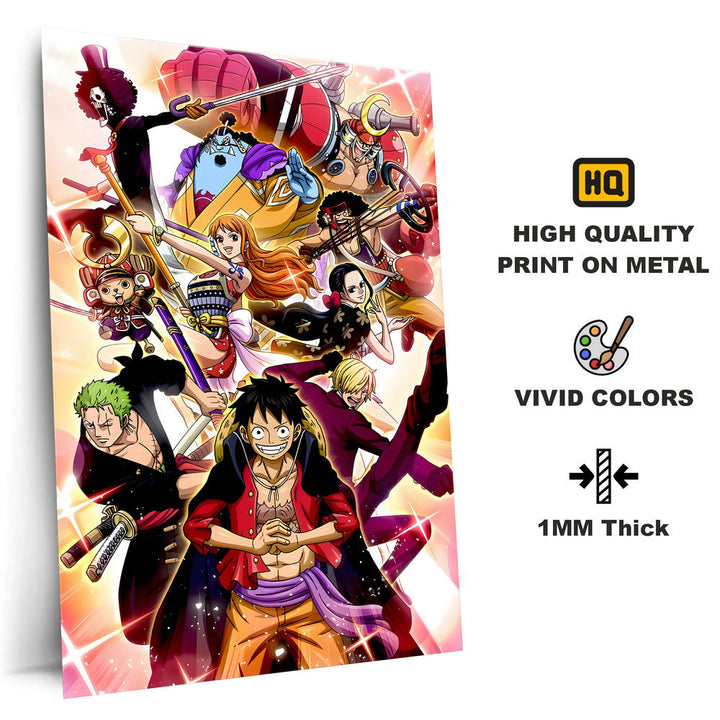 High-Quality Metal Posters - One Piece Ninja Art | Vibrant Colors ...