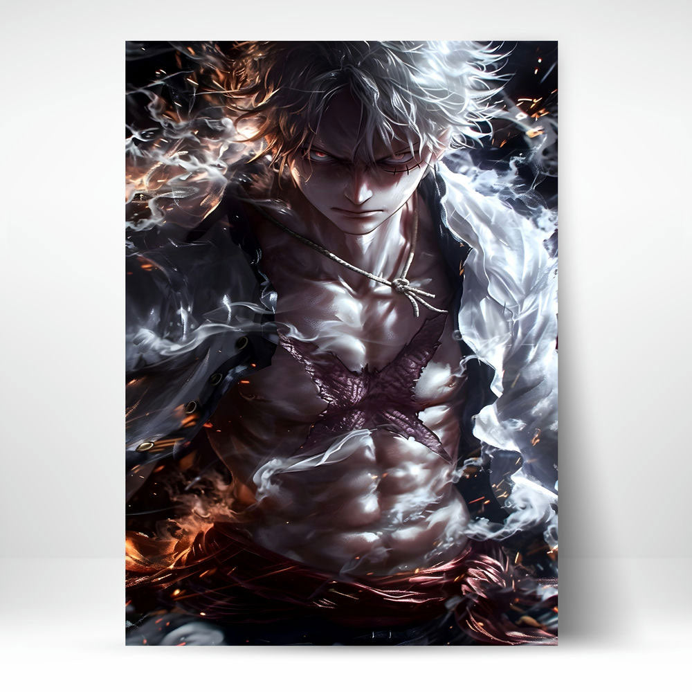 High-Quality Metal Posters - One Piece Monkey D Luffy OP03 | Vibrant ...