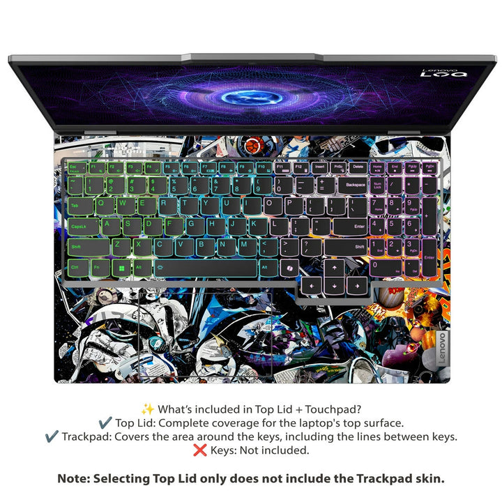 Shop Galactic Battles Laptop Skin for Lenovo LOQ | Buy Online Now ...