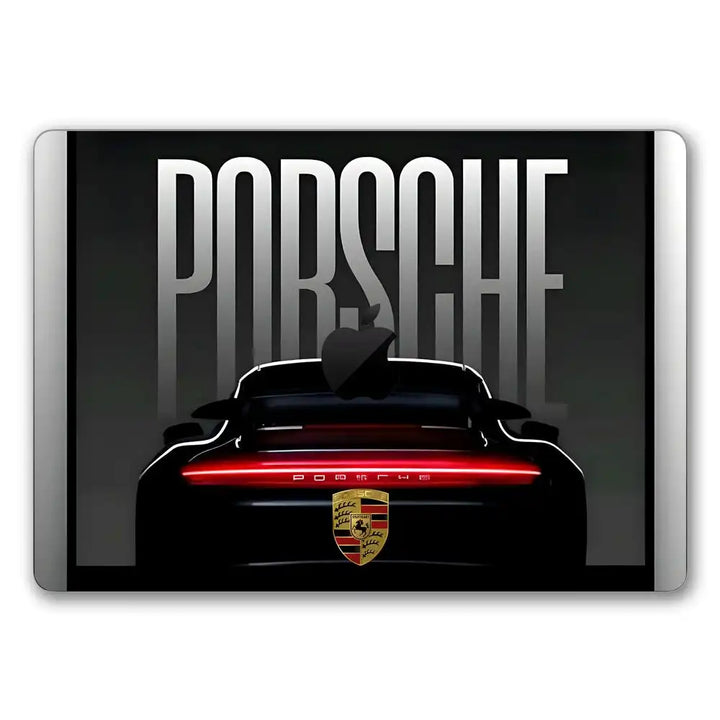 Porsche Logo Back View Laptop Skin for MacBook | Buy Online Now ...