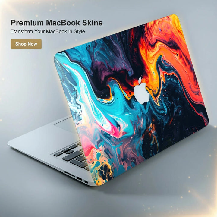 Abstract Fluid Art Laptop Skin for MacBook | Buy Online Now – SkinsLegend
