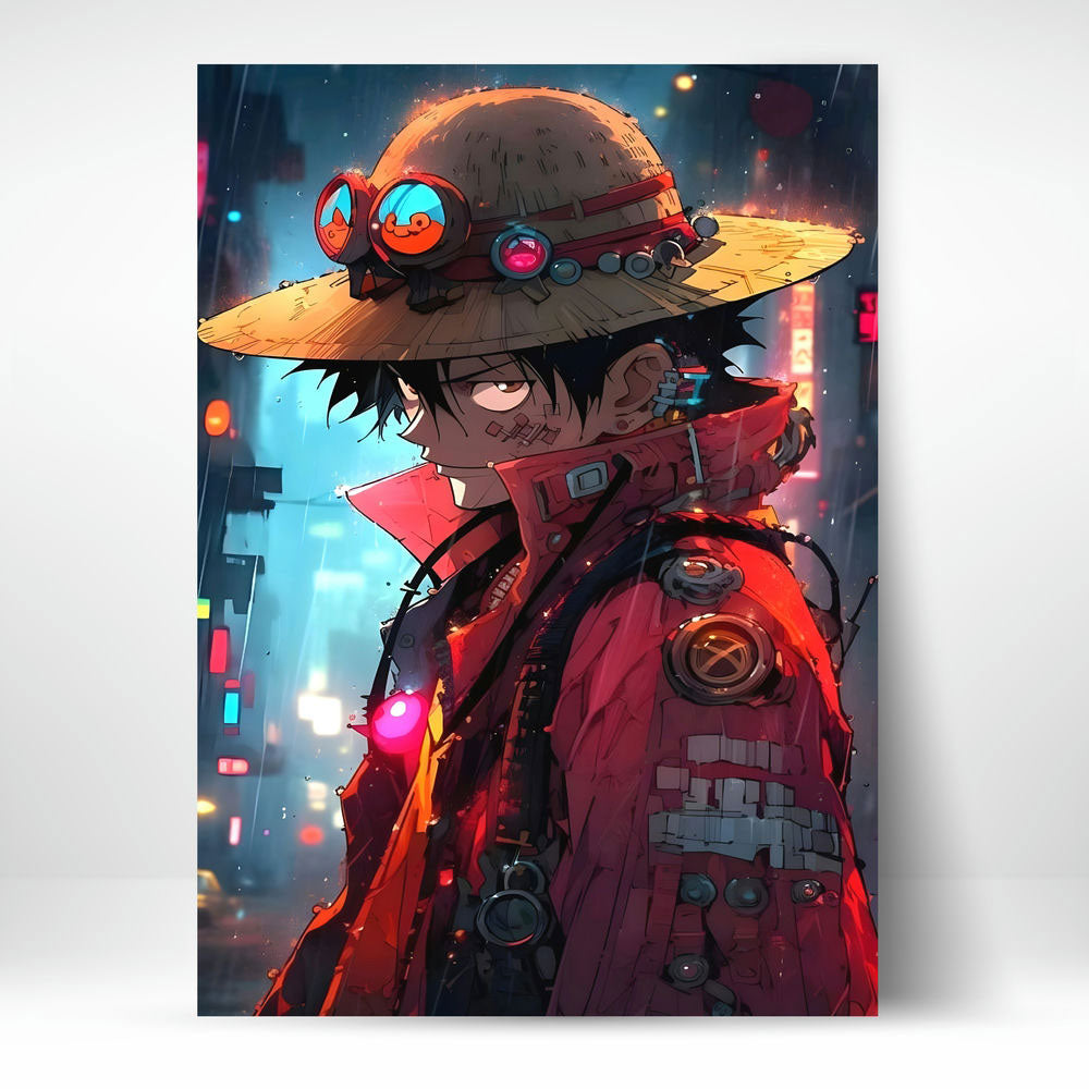 High-Quality Metal Posters - One Piece Monkey D Luffy OP04 | Vibrant ...