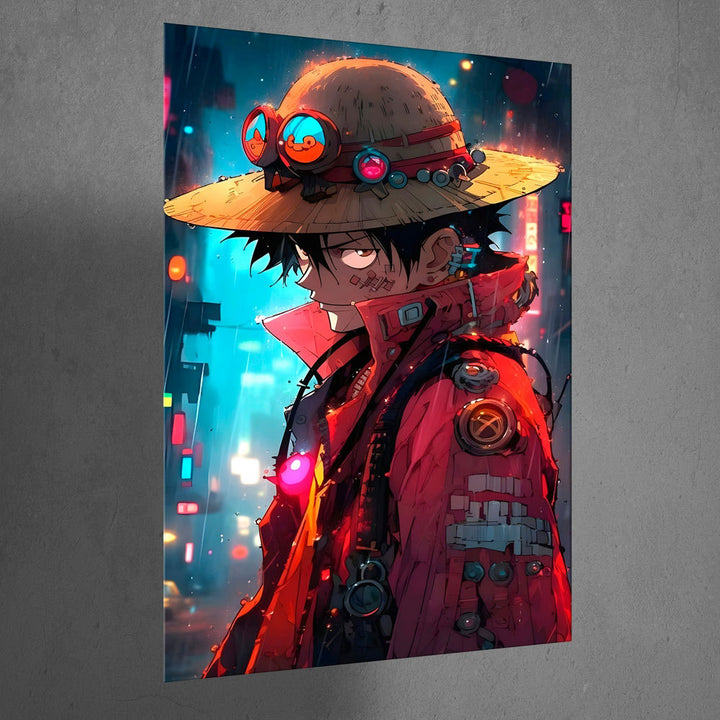 High-Quality Metal Posters - One Piece Monkey D Luffy OP04 | Vibrant ...