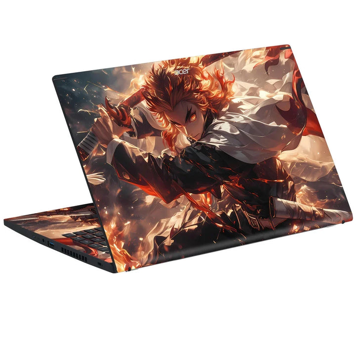 Raging Demon3D Embossed Laptop Skin | Buy Online Now – SkinsLegend