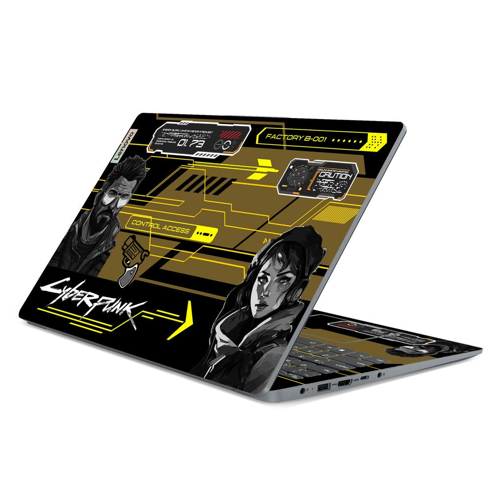 Shop Cyberpunk Neon Raiders Laptop Skin for Lenovo | Buy Online Now ...
