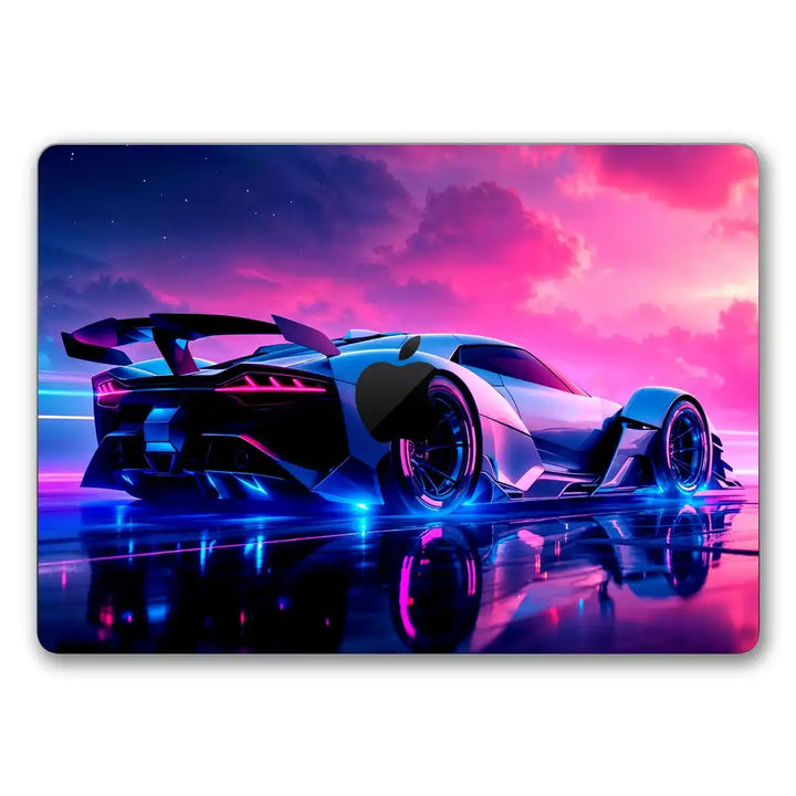 Futuristic Neon Supercar Laptop Skin for MacBook | Buy Online Now ...