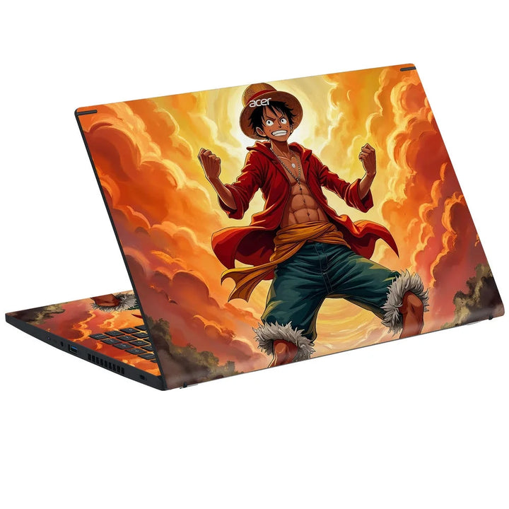 Luffy Action Pose 3D Embossed Laptop Skin | Buy Online Now – SkinsLegend