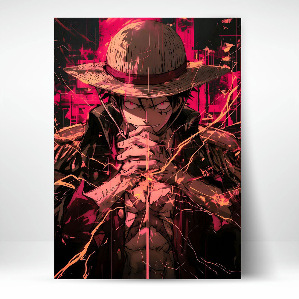 High-Quality Metal Posters - One Piece Monkey D Luffy OP06 | Vibrant ...