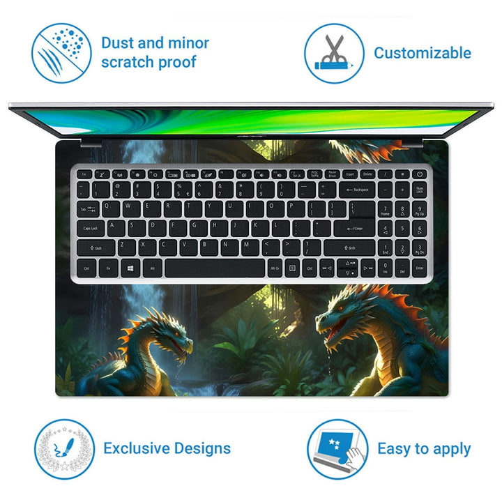 Shop Dragon Face to Face Laptop Skin | Buy Online Now – SkinsLegend