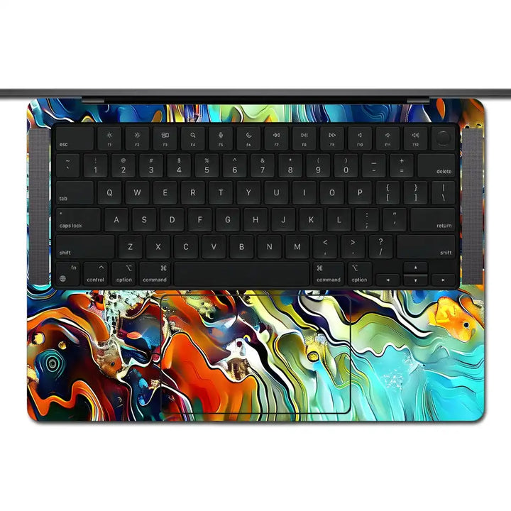 Colorful Explosion Abstract Art Laptop Skin for MacBook | Buy Online ...