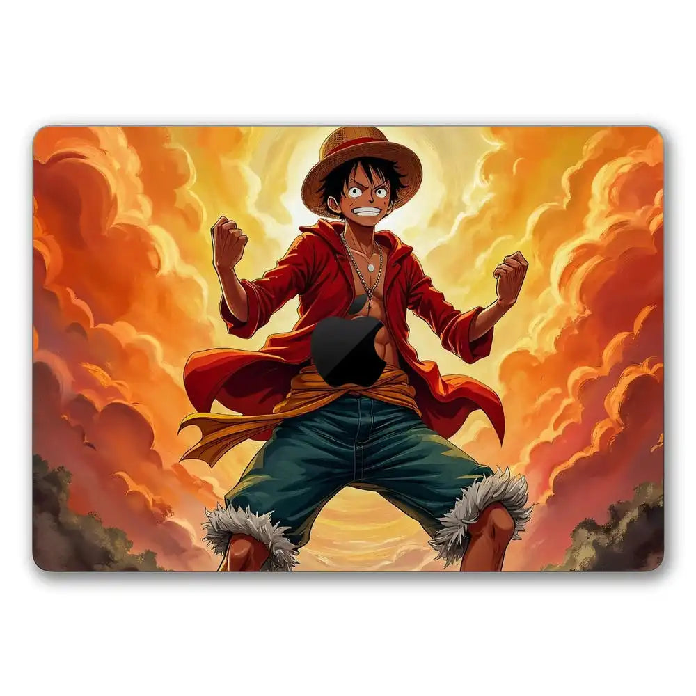 Luffy Action Pose Laptop Skin for MacBook | Buy Online Now – SkinsLegend