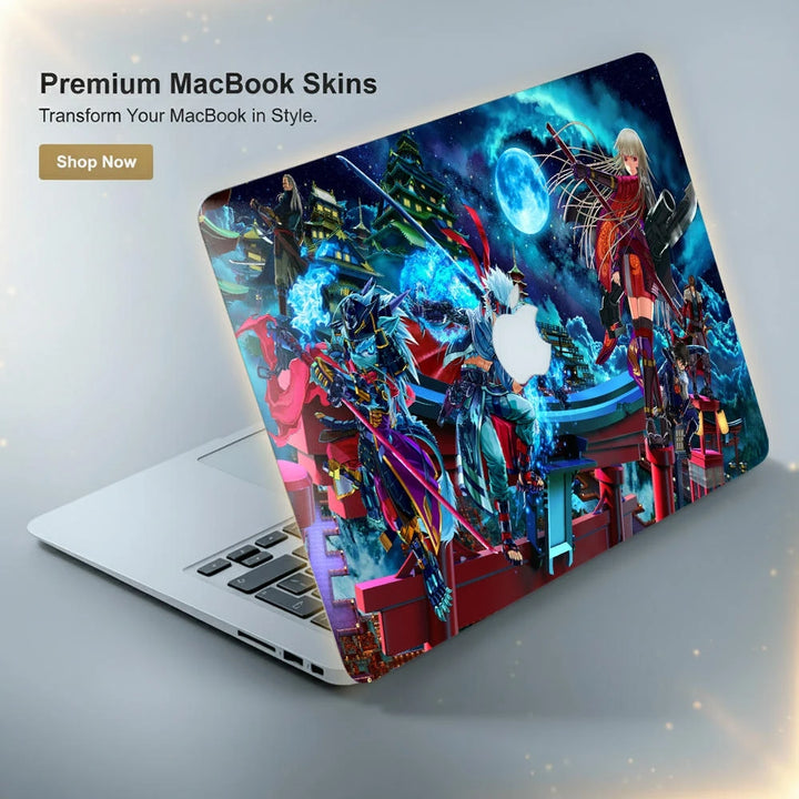 Futuristic Anime Battle Art Laptop Skin for MacBook | Buy Online Now ...